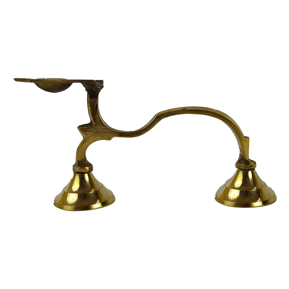 Brass Eka Harathi Small - Shiva Pooja Needs